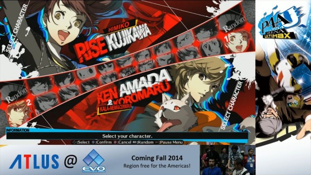 【P4U2】EVO会場でPS3版が登場 新キャラの久慈川りせと天田＆コロマルもプレイアブルで出展 ※2日目の追加アリ - シバ山ブログ